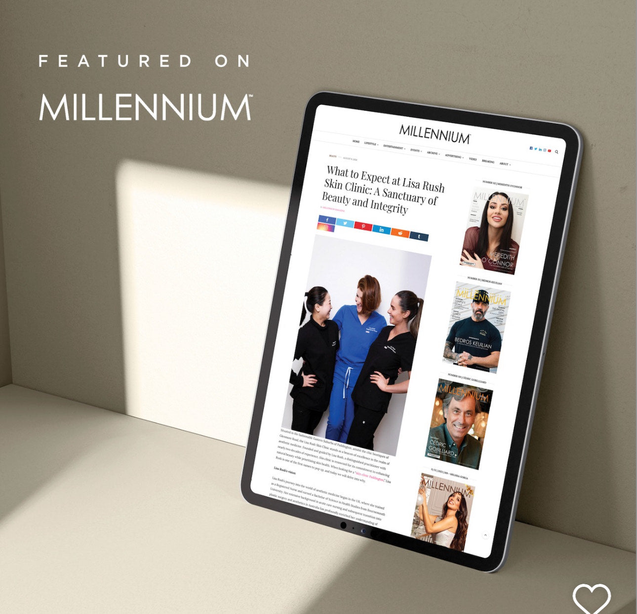 MILLENNIUM MAGAZINE - What to Expect at Lisa Rush Skin Clinic: A ...